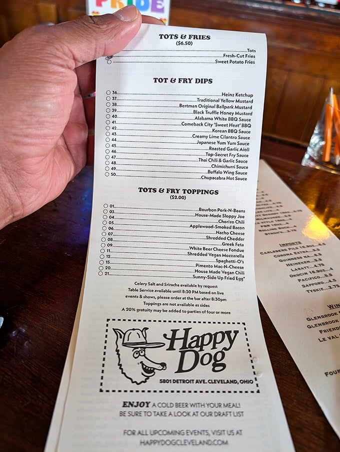 This isn't just a menu—it's a permission slip to embrace your wildest culinary fantasies. Fifty ways to dress a dog? Challenge accepted!
