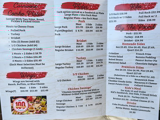 This menu isn't just a list—it's a roadmap to happiness. The only wrong choice is not ordering enough.