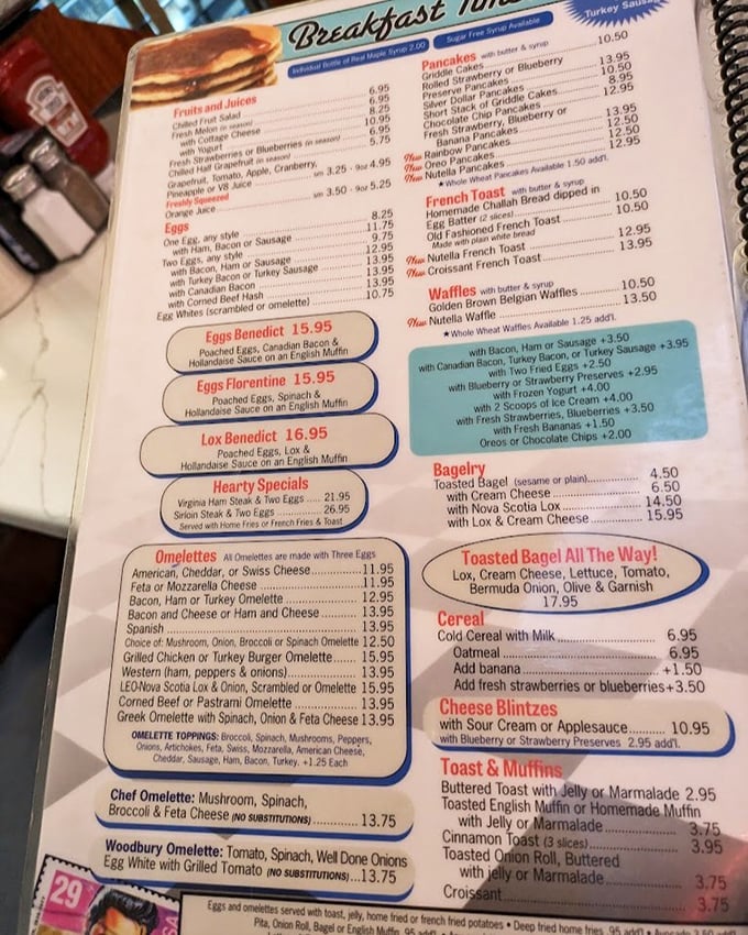 A menu so extensive it could double as light reading material. Decision paralysis has never been so delicious.