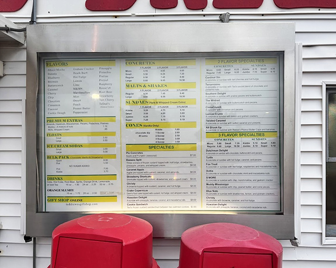 The menu board—a roadmap to happiness. Locals know exactly what they want; first-timers experience the delightful paralysis of too many perfect choices.