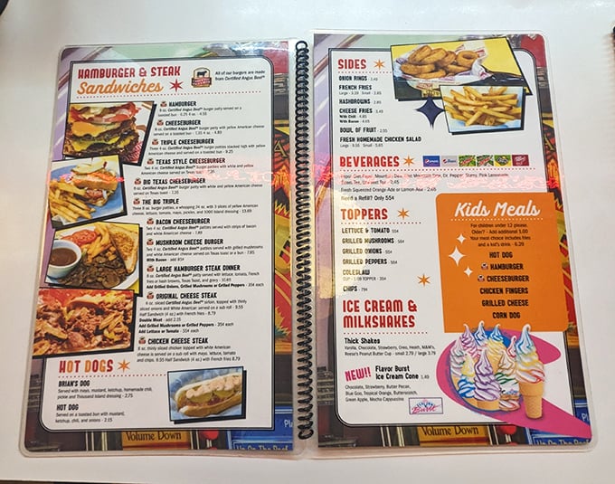 A menu that doesn't need fancy fonts or pretentious descriptions—just honest food that speaks for itself. The way menus should be.