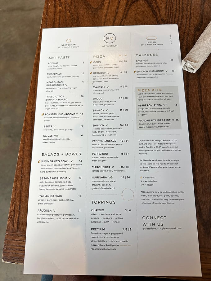 A menu that doesn't overwhelm but still makes decisions impossible. Like choosing between vacation destinations, each option promises its own delicious adventure.