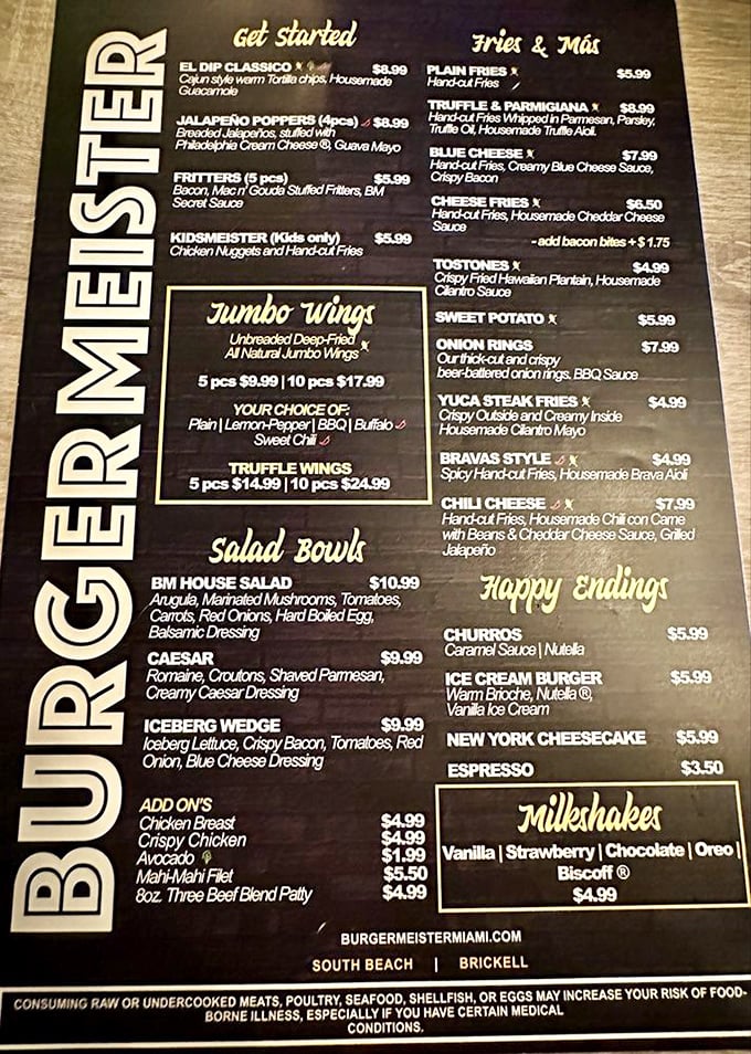 The menu reads like a love letter to indulgence. Truffle wings? Bacon poppers? This isn't just food—it's edible therapy.
