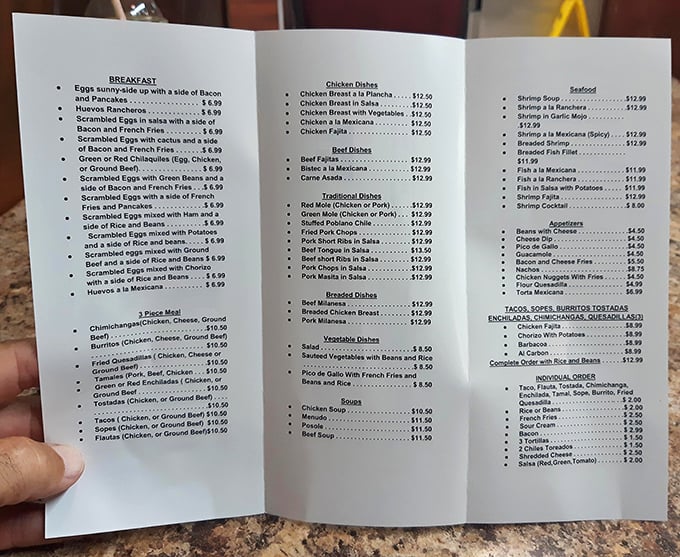 The menu at Rosita's reads like a love letter to Mexican cuisine. So many choices, so little stomach capacity – the foodie's eternal dilemma.