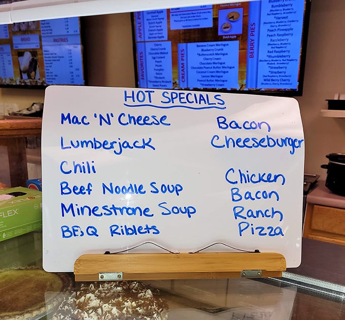 That specials board isn't just a menu—it's a roadmap to happiness. The Chicken Bacon Ranch Pizza alone is worth the drive from Philadelphia.