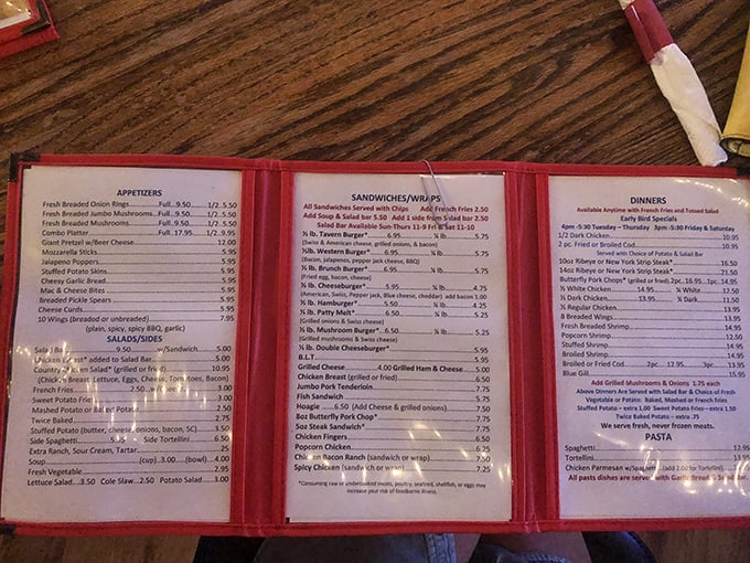 A menu that doesn't need fancy fonts or pretentious descriptions—just honest food that speaks for itself. The chicken section is calling my name!