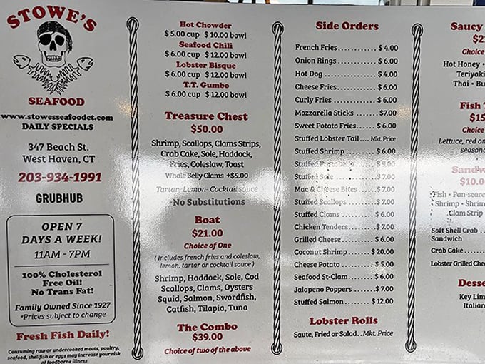 The menu board at Stowe's—a roadmap to happiness where every choice leads to culinary bliss. Choose wisely, or just come back tomorrow.