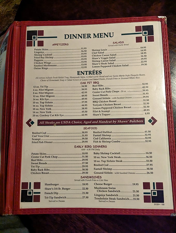 This isn't just a menu – it's a roadmap to happiness. Each item represents a potential life-changing food experience.