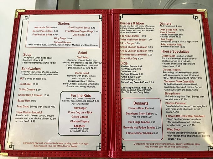 This menu isn't trying to reinvent the wheel—it's celebrating the classics that have kept Americans happy and well-fed since your grandparents' first date.