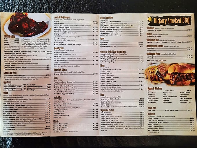 This isn't just a menu – it's a love letter to Southern cuisine, with each item representing generations of flavor wisdom passed down.
