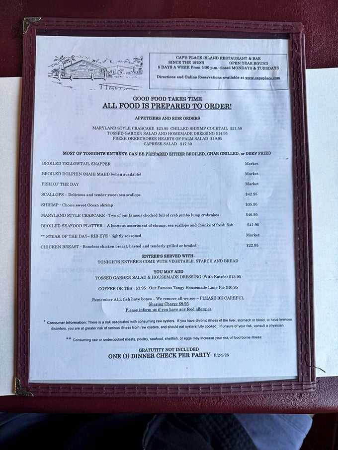 A menu that doesn't need fancy fonts or trendy descriptions—just straightforward seafood excellence that speaks for itself.