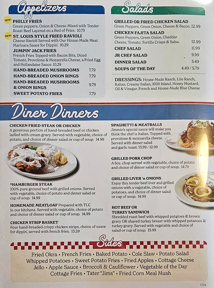 This isn't just a menu—it's a roadmap to comfort food nirvana. Decisions, decisions!