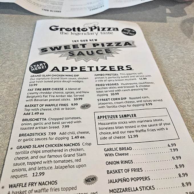 Menu decisions at Grotto are like choosing between vacation destinations—they all look amazing. The "legendary taste" isn't just marketing; it's a Pennsylvania promise.