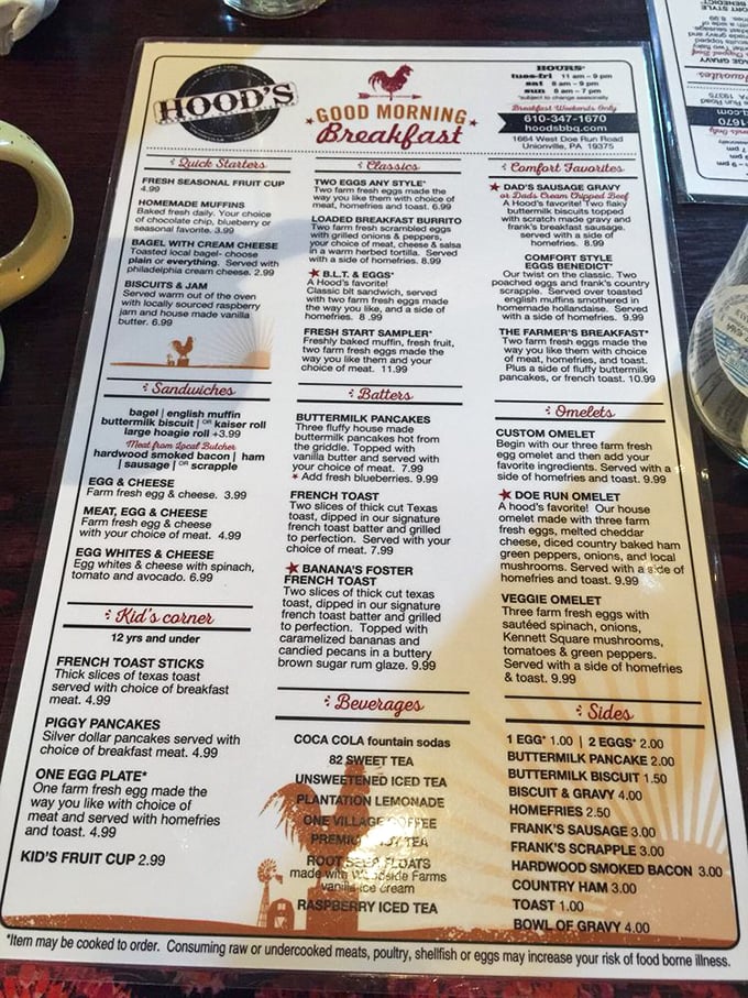 This menu reads like a love letter to your arteries, and honestly, they deserve the attention.