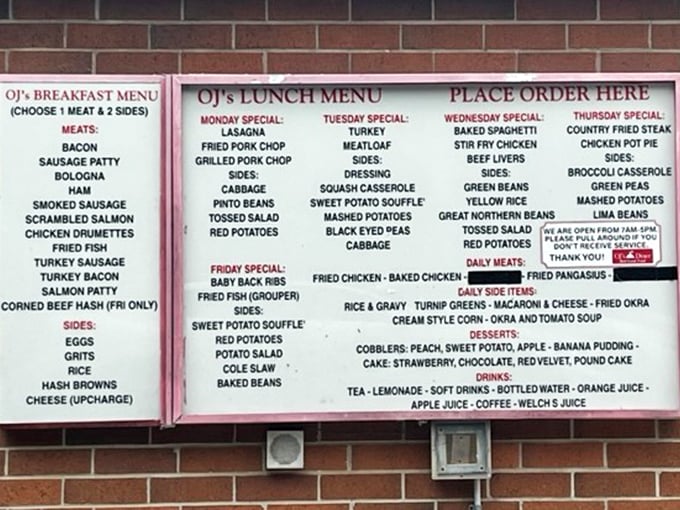 The menu board speaks fluent comfort food – no translation needed for hungry souls seeking satisfaction.