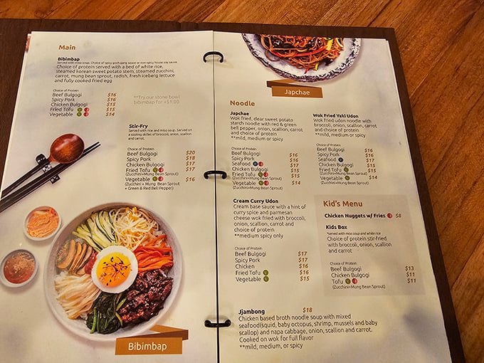 A menu that reads like a greatest hits album of Asian cuisine – every track's a winner here.