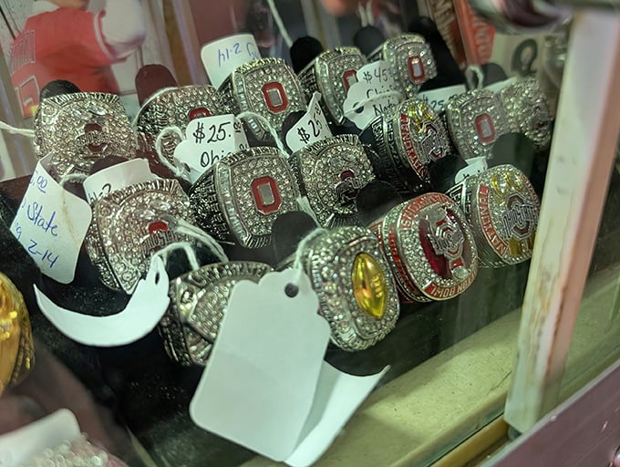 Not just any bling—these Ohio State championship rings sparkle with Buckeye pride and history. Each one represents dreams, victories, and stories waiting to be told. 