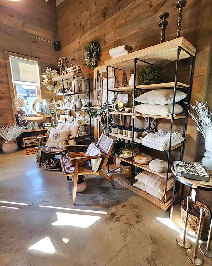 This rustic home décor shop could convince even the most committed minimalist that yes, they absolutely need that artisanal pillow and handcrafted wooden bowl.