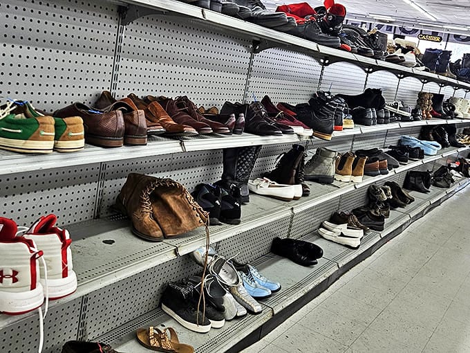 A shoe collection that would make Imelda Marcos weep with joy. Every pair tells a story—some barely begun, others with fascinating chapters already written.