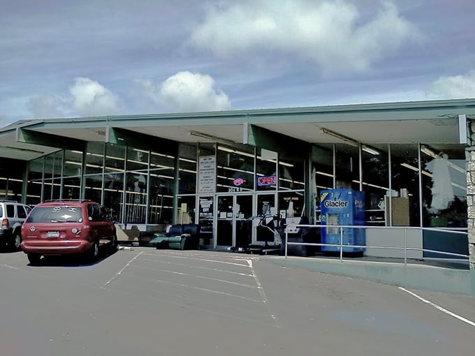 Aberdeen Thrift City's no-frills exterior belies the wonderland of bargains waiting just beyond those doors.