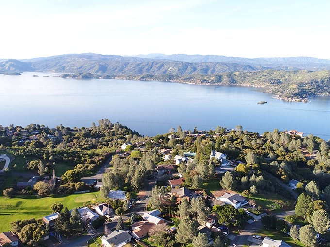 Clearlake sprawls like a sapphire necklace among California's emerald hills—where waterfront dreams cost less than a Silicon Valley parking space.