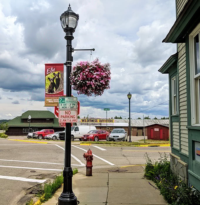 Hanging baskets and lamp posts—Ely's downtown looks like a movie set where your Social Security check goes twice as far.