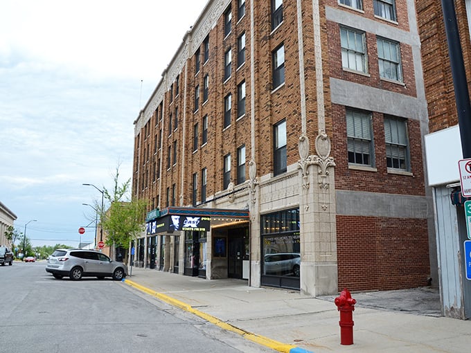 Newton's grand buildings stand tall like guardians of affordability. This architectural gem houses modern businesses with old-fashioned pricing that'll make your credit card purr.