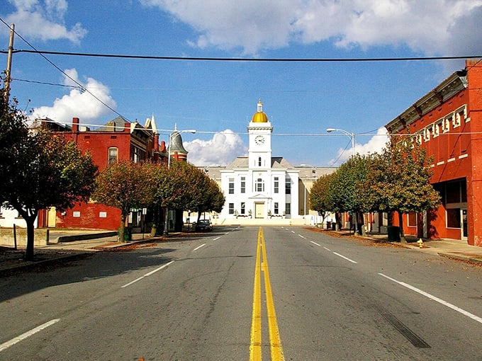 Classic Arkansas architecture meets modern affordability in Pine Bluff's welcoming downtown district.