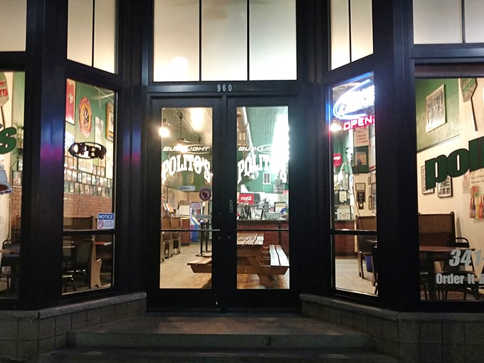 Main Street pizza done right - where big windows invite you in for comfort food.