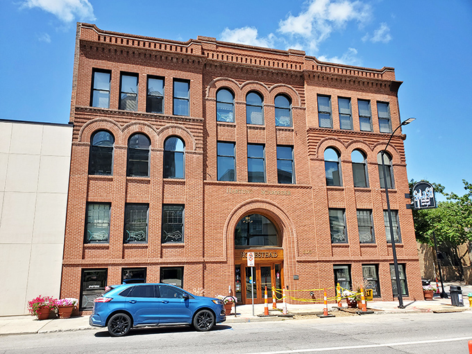 This historic brick beauty houses Des Moines' answer to coastal elegance - no ocean view required!