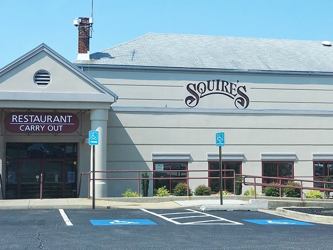 Squire's might look like your average strip mall restaurant, but locals know it hides pizza treasures inside.