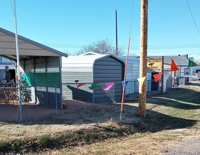 The Pony Express Flea Market spreads across western Nebraska like a frontier trading post filled with endless possibilities.