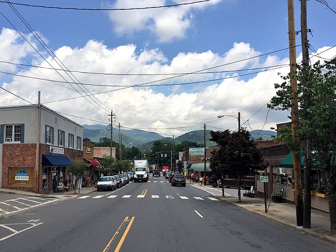 This is what Main Street was meant to look like - authentic, welcoming, and blissfully free of chain store monotony.