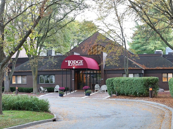 The Lodge's classic architecture proves that retirement living can be both sophisticated and wonderfully comfortable.