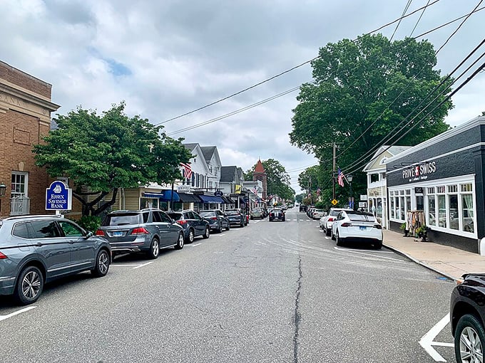 Main Street Essex feels like stepping into a Hallmark movie set in coastal Connecticut.