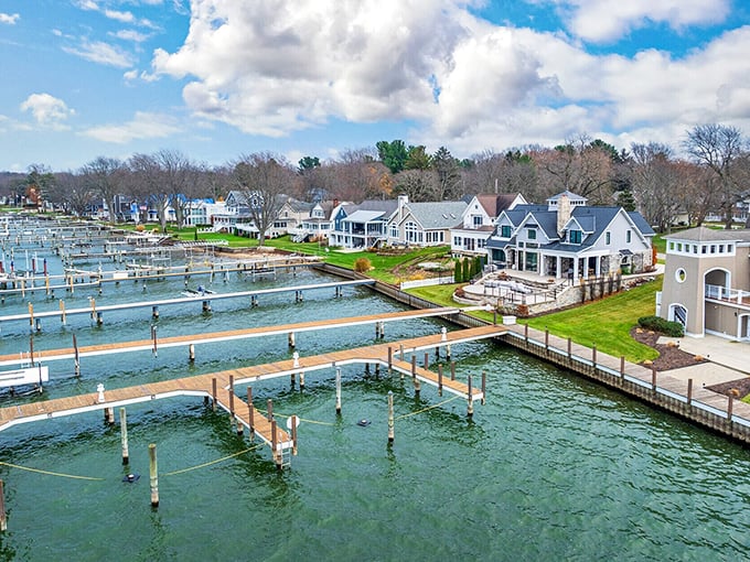 Lakefront homes dot Holland's shoreline like a postcard, where Dutch heritage meets Great Lakes beauty.