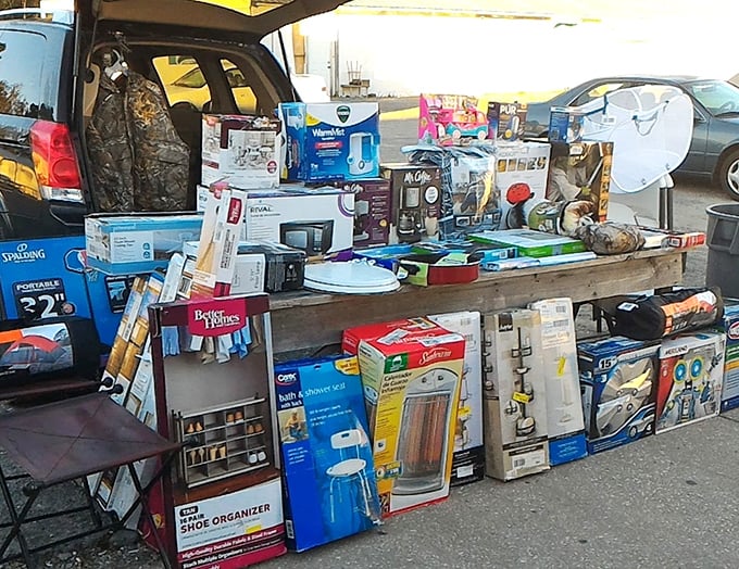 Somewhere in this mix of boxes and gadgets is exactly what you didn’t know you needed.