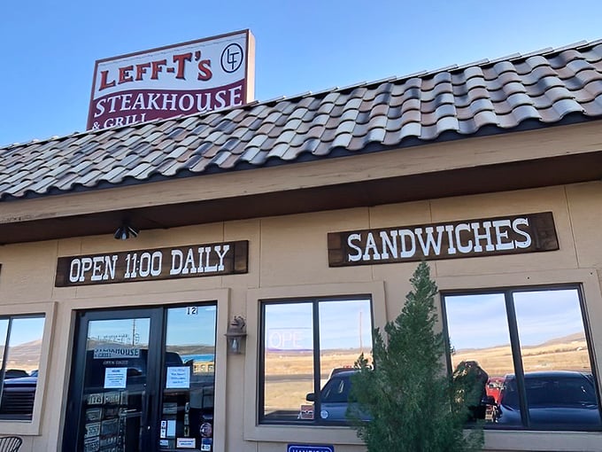 Leff-T's Steakhouse: Open daily at 11—because great steak shouldn't have to wait for dinner time.
