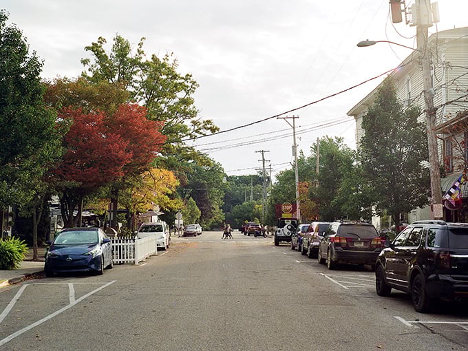Tree-lined downtown streets and local shops create the kind of scene that makes you want to stroll.