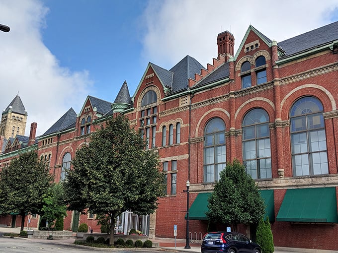 That corner building has witnessed more Springfield history than any history book could hold—if only brick could talk!