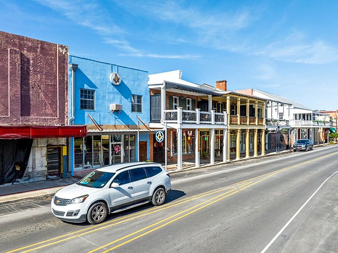 St. Martinville's quaint storefronts invite window shopping without the guilt – perfect for stretching those retirement dollars.