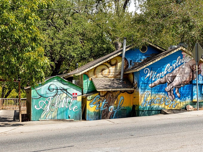 Wimberley's main street feels like stumbling into your favorite small-town movie set, complete with friendly storefronts.