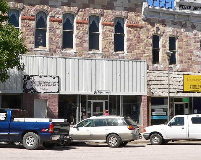 Historic storefronts like these don't come from a developer's blueprint – they're authentic chapters in Chadron's ongoing story.