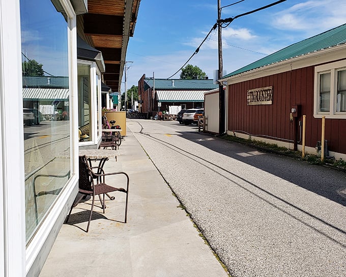 Downtown Shipshewana blooms with flowers that would make your grandmother's garden jealous, and she had serious gardening skills.