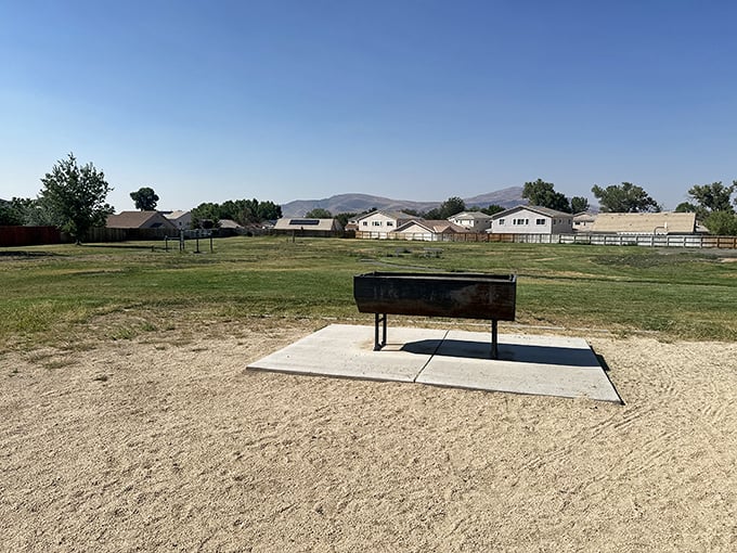 Wide open green spaces where your grandkids can actually run around without you worrying about traffic or crowds—remember when parks looked like this?