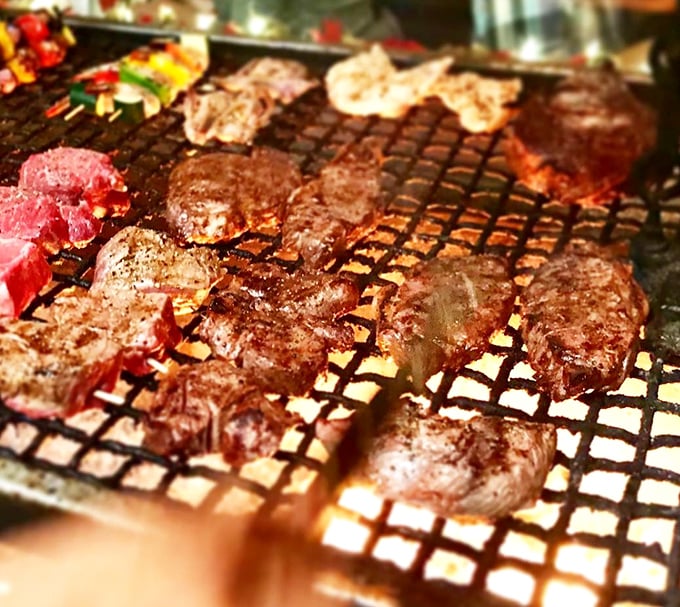The grill master's canvas—where simple cuts of meat transform into carnivorous masterpieces through the ancient alchemy of fire, smoke, and impeccable timing.