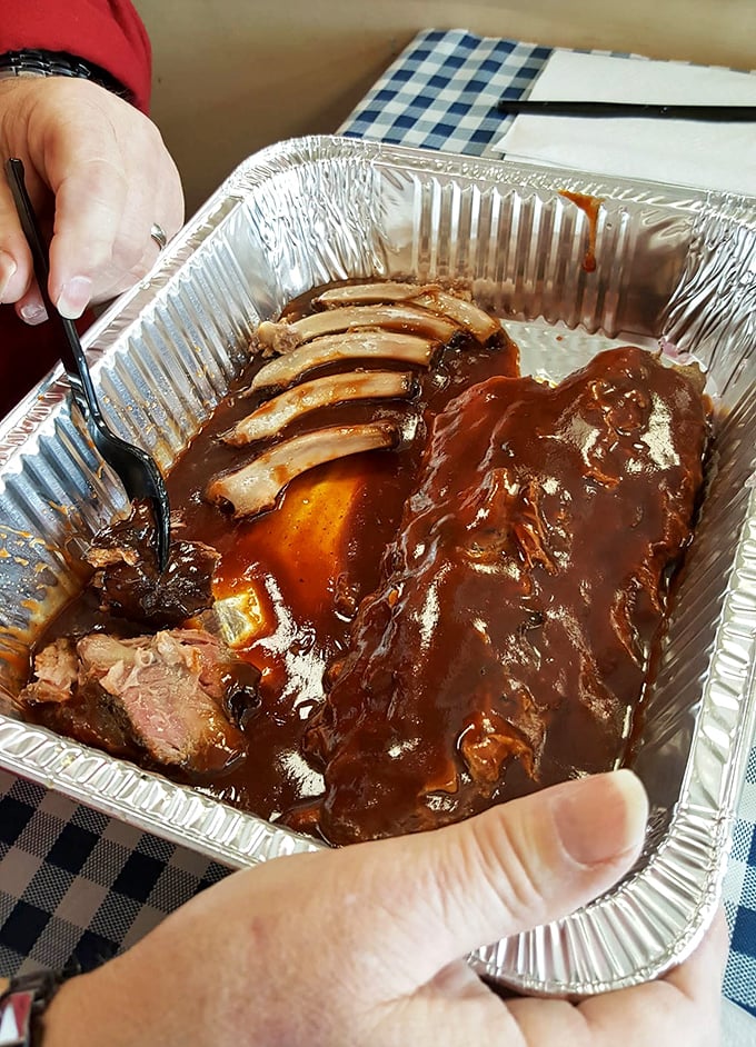 Saucy, succulent, and glistening with promise—these ribs don't just fall off the bone, they practically leap onto your fork.