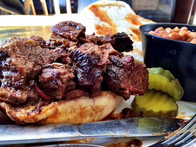 These burnt ends aren't just meat—they're edible time capsules of smoke, spice, and patience. Each morsel tells the story of hours spent in smoky communion.
