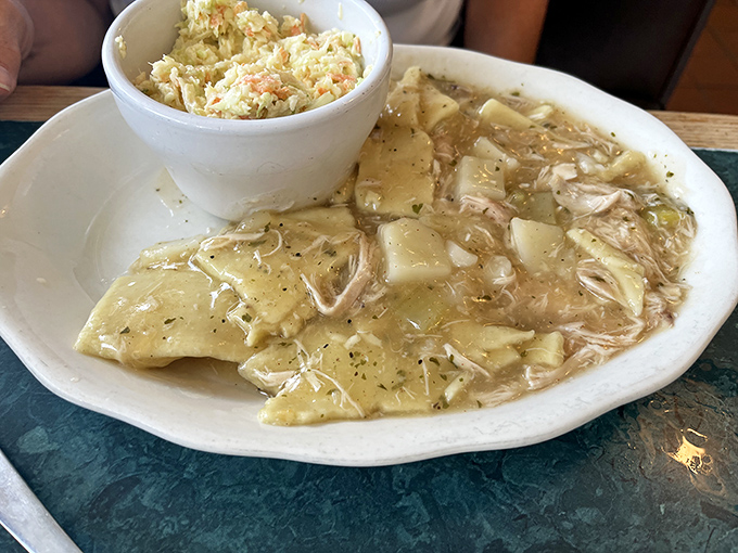 Pennsylvania Dutch pot pie isn't what you think – these hand-rolled noodle squares swimming in savory broth will forever change your comfort food expectations.