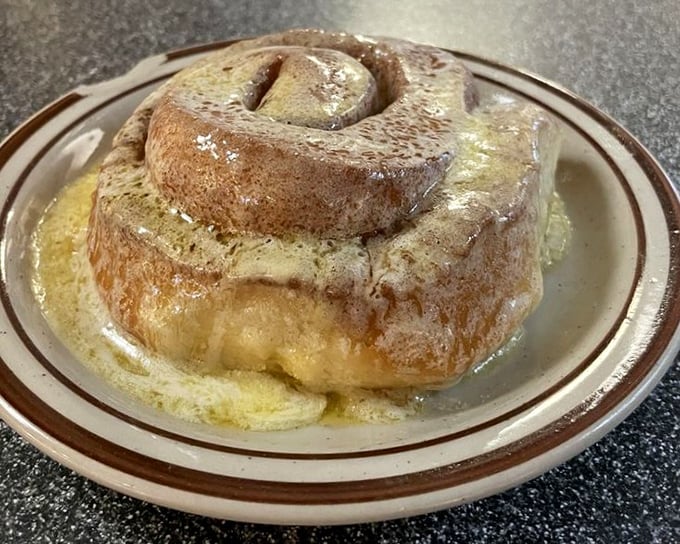 The legendary Frontier sweet roll isn't just breakfast – it's an edible monument to the power of butter, sugar, and perfect timing.